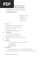 A Detailed Lesson Plan For Multigrade Class in English | PDF | Lesson ...