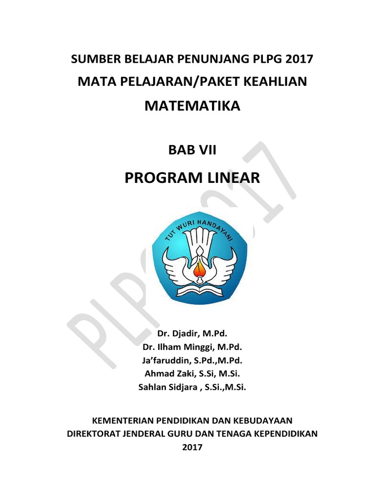 Penyelesaian Program Linear Matematika | PDF