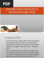 Formulir SQ-FFQ | PDF