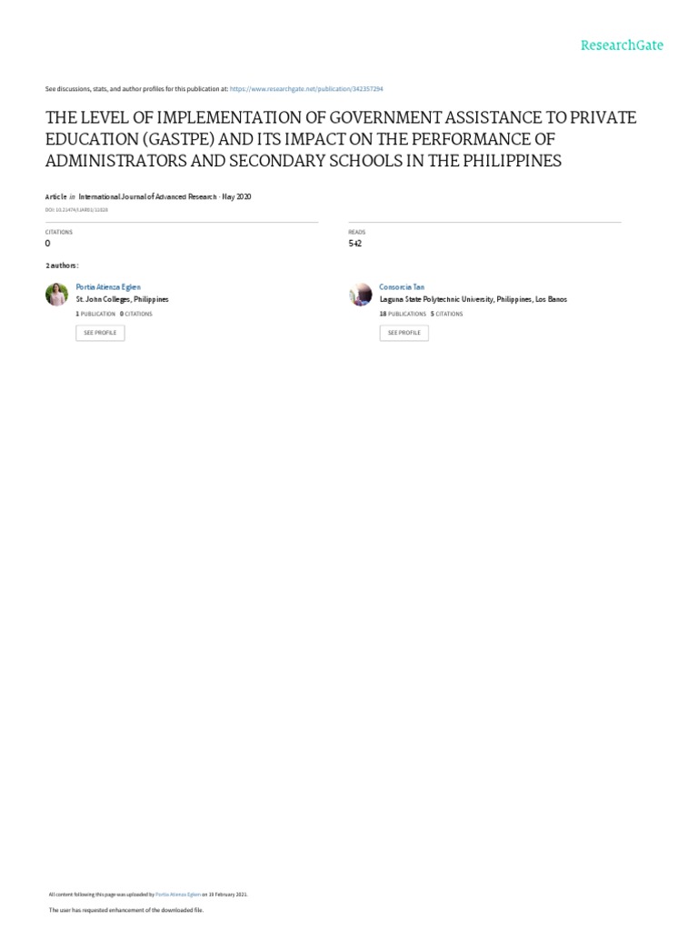Assessing the Impact of Government Assistance Programs on Private ...