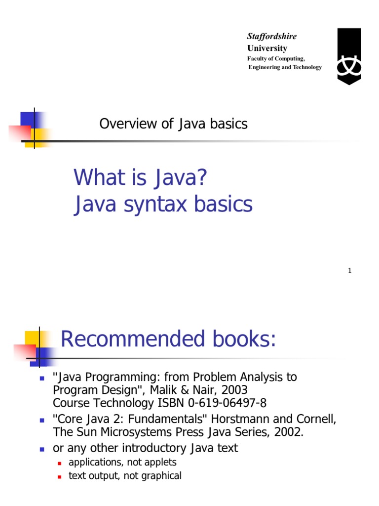 Review Java Basics | Download Free PDF | Java (Programming Language) | Method (Computer Programming)