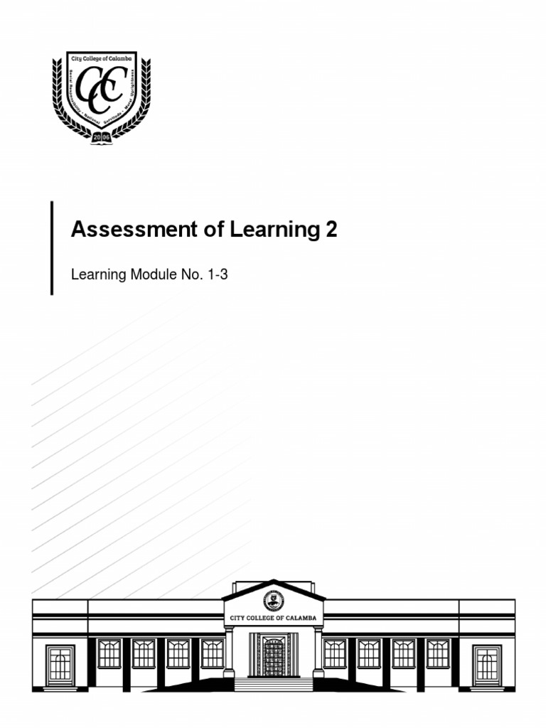 Assessment of Learning 2 Module Guide | PDF | Educational Assessment ...