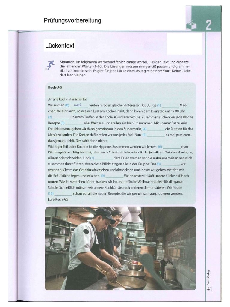 Lückentext 2 - Koch | PDF