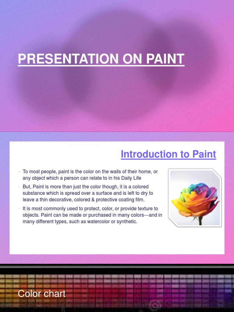 Paint | PDF | Paint | Chemistry