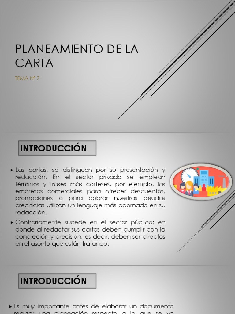 Planeamiento para Redactar Cartas | PDF | Planificación