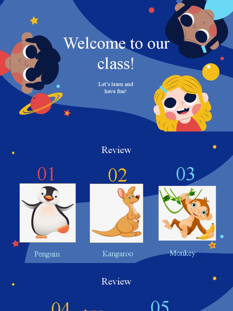 Welcome To Our Class!: Let's Learn and Have Fun! | PDF