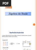 Leyes Reglas Algebra Boole | PDF | Puerta lógica | Álgebra de Boole