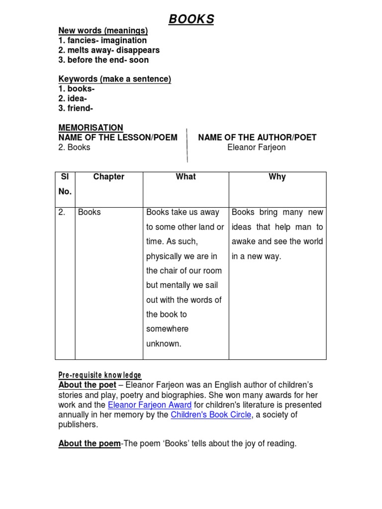 Notes For The Poem Books | PDF | Feeling | Poetry