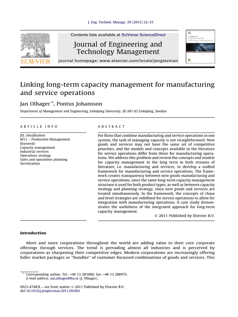 1.long Term and Medium Term Capacity Planning | PDF | Operations ...