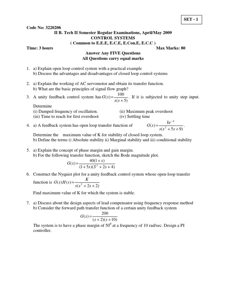 Control Systems | PDF | Control Theory | Applied Mathematics