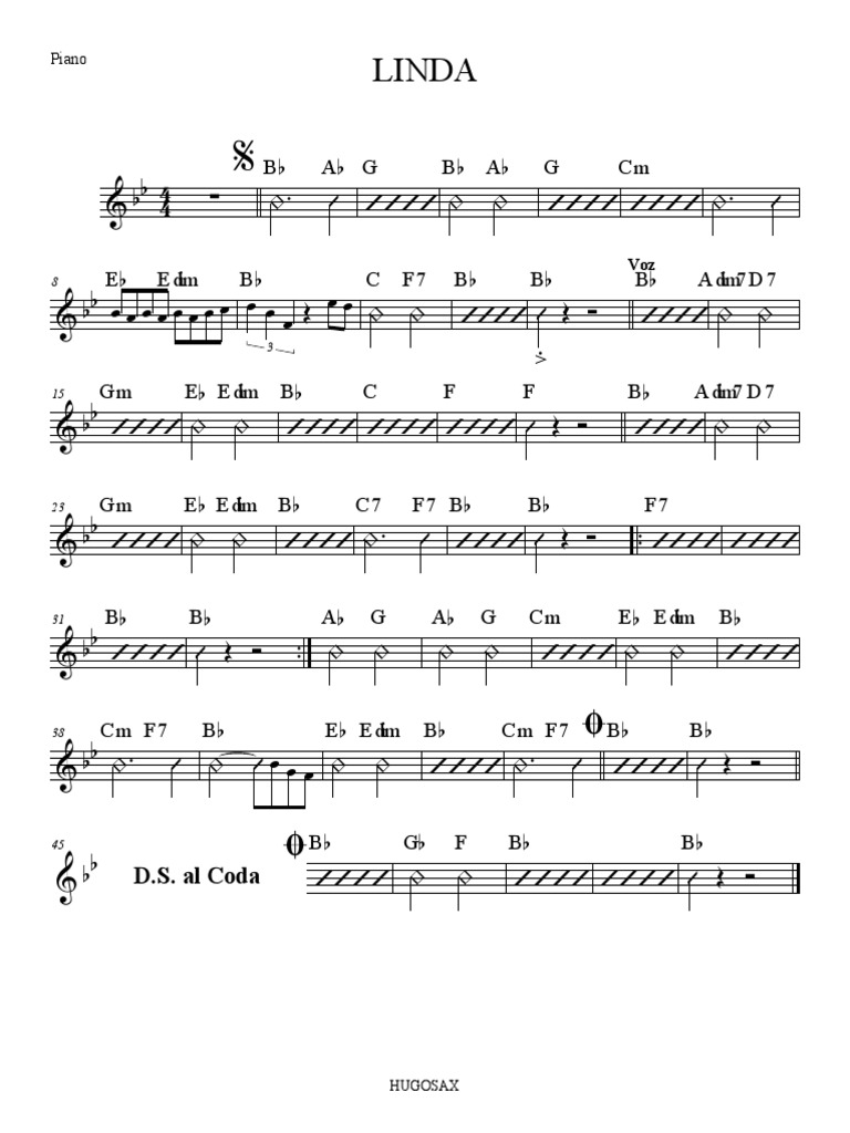 Linda (Piano) | PDF