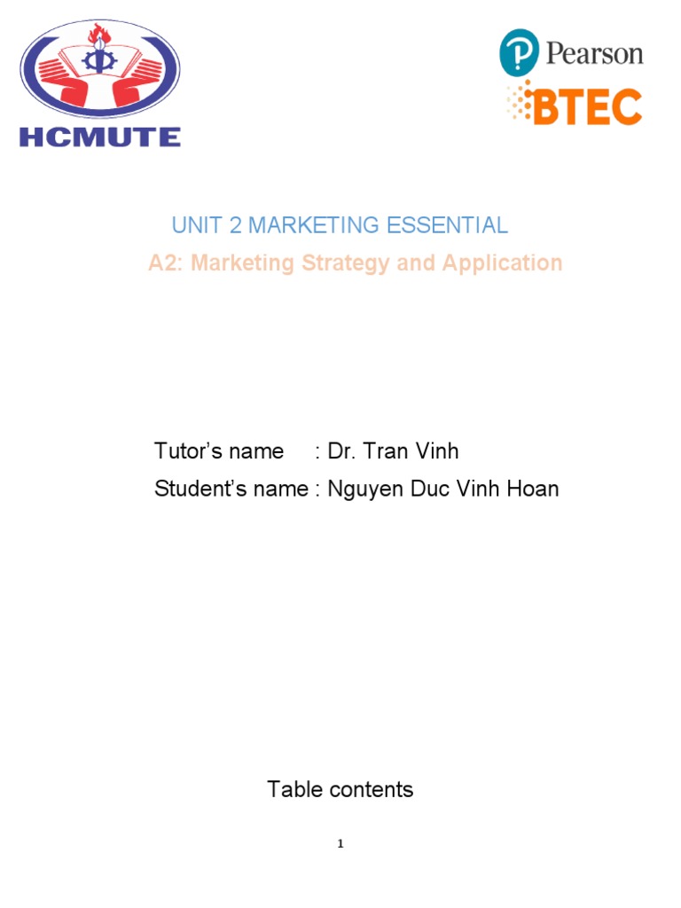 Unit 2 Marketing Essential | PDF | Marketing | Performance Indicator