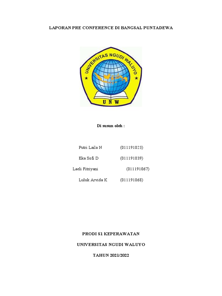 Pre Conference Rumah Sakit Jiwa | PDF