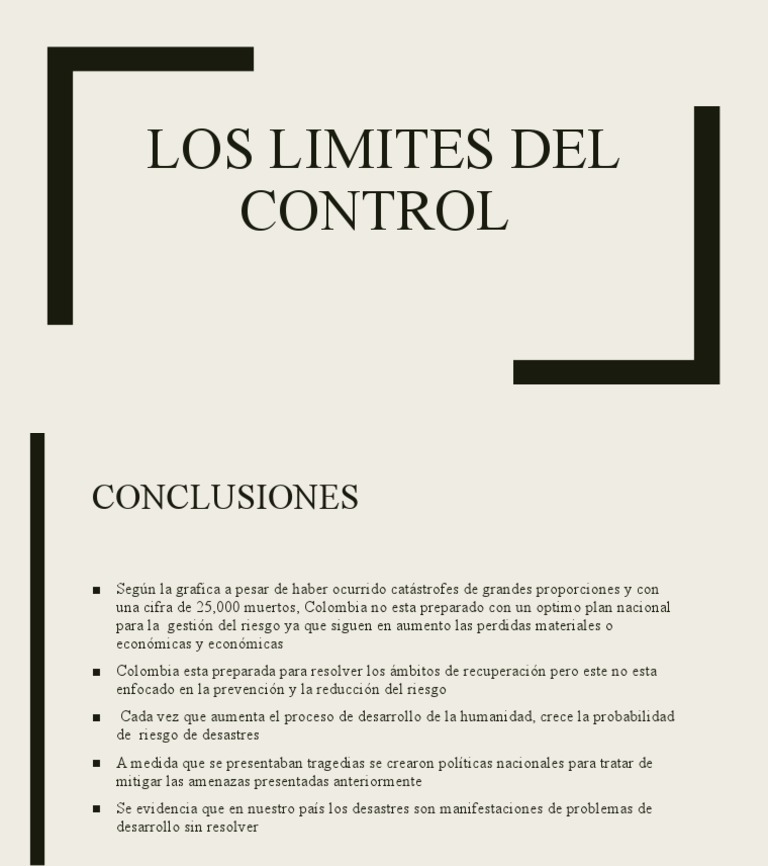 Los Limites Del Control | PDF