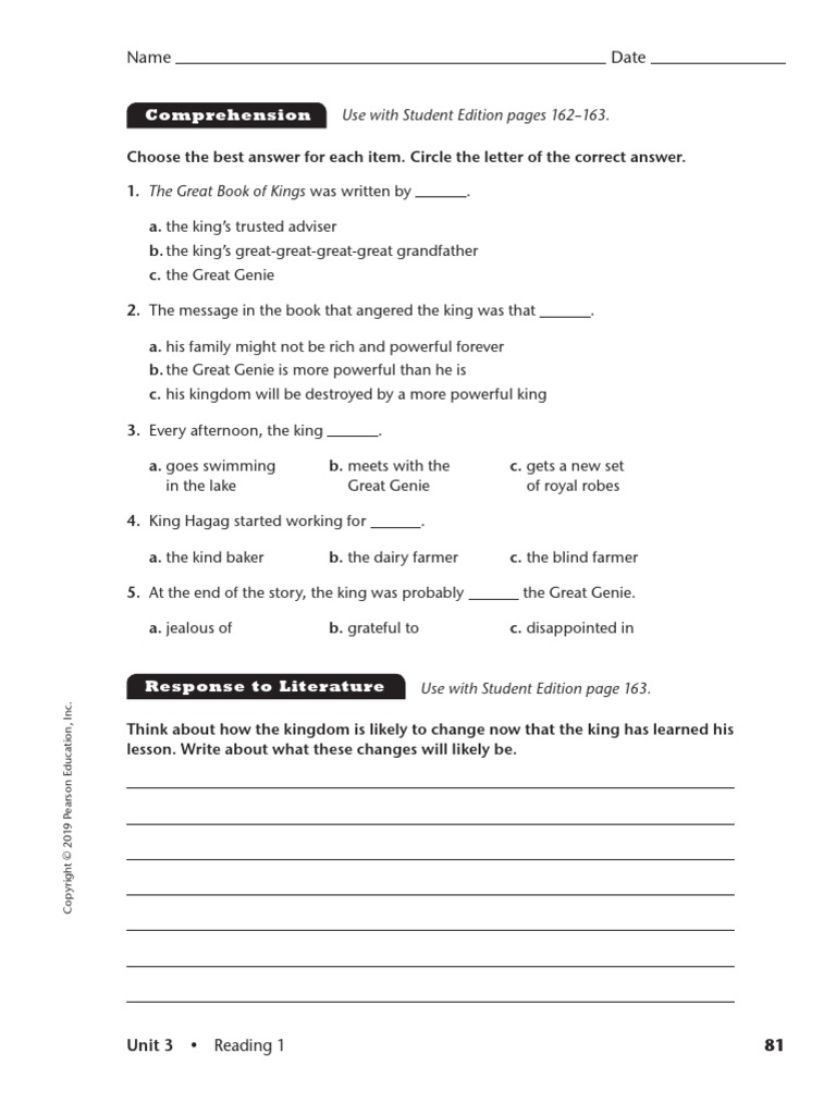 The Beggar King - Comprehension | PDF