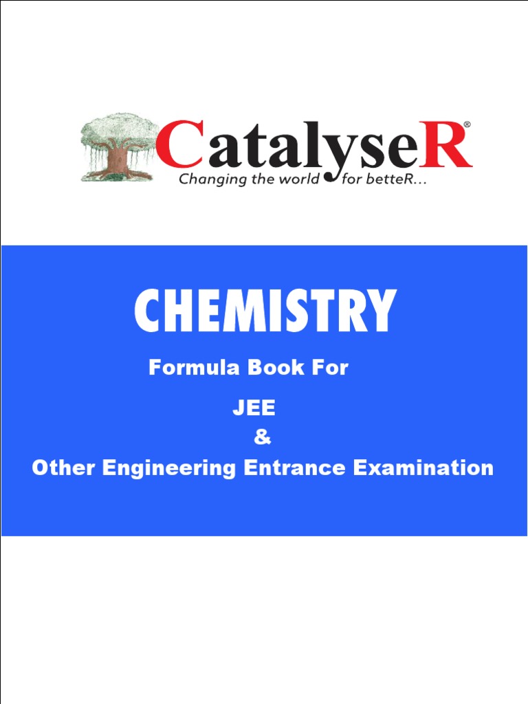 Chemistry Formula Book | PDF