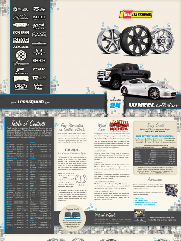 2011 Les Schwab Wheels | Download Free PDF | Private Transport ...