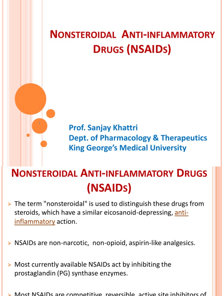A Comprehensive Review of Nonsteroidal Anti-Inflammatory Drugs (NSAIDs ...