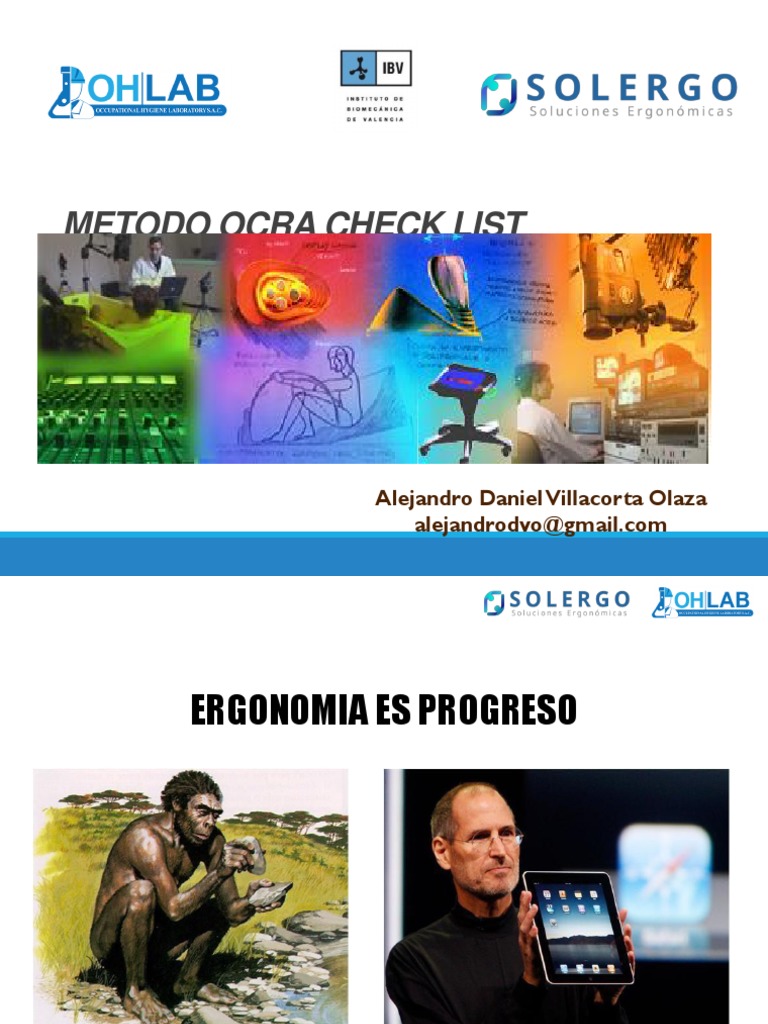 02 - Metodo Ocra Check List | PDF | Factores humanos y ergonomía