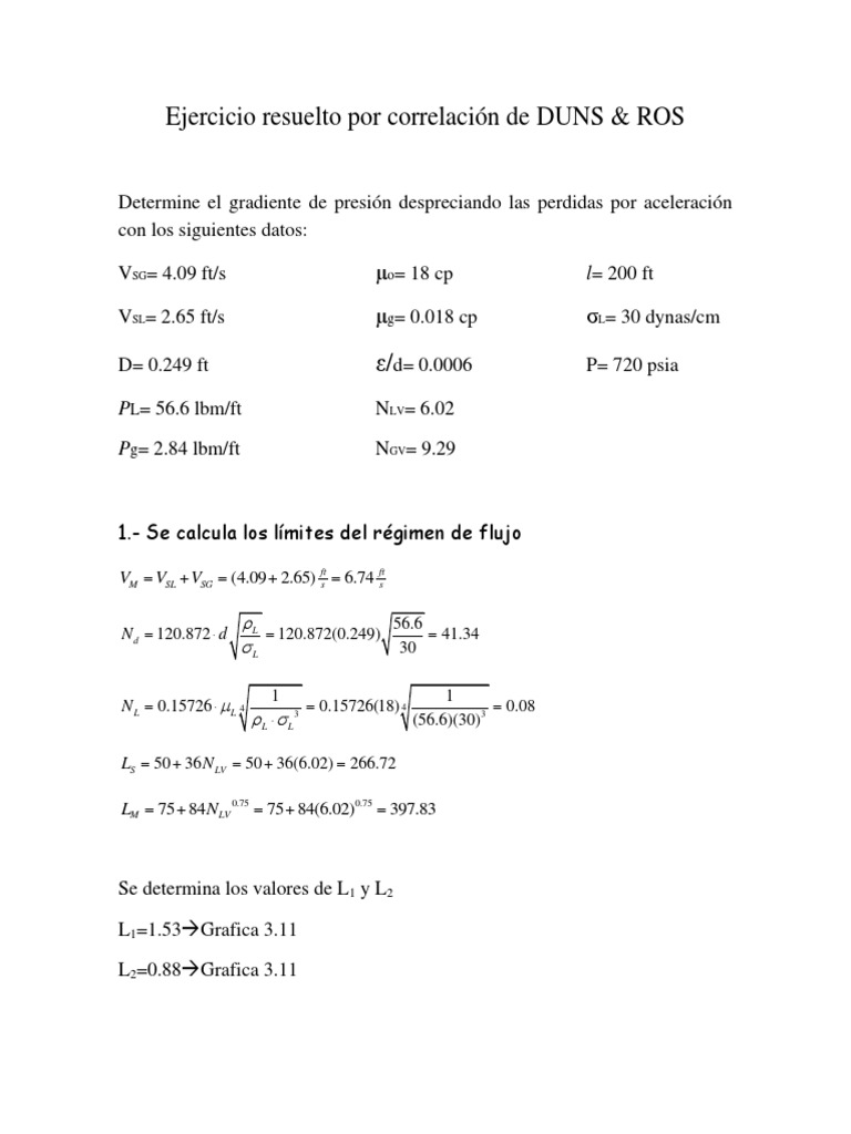 Ejercicio Por Duns & Ros | PDF