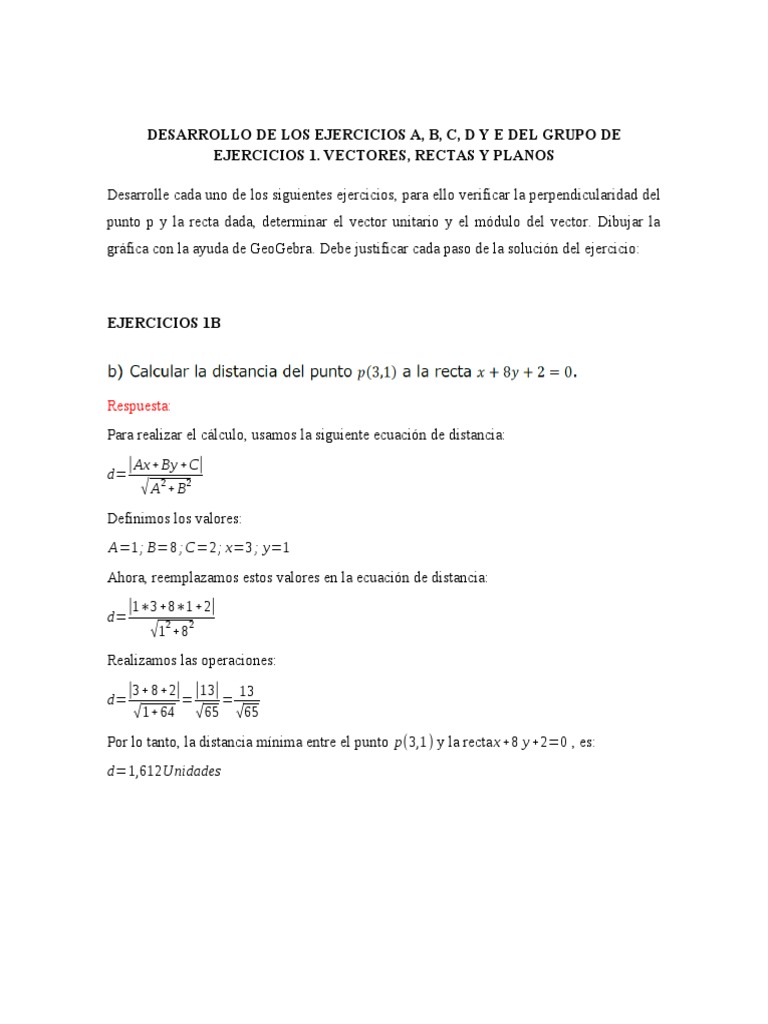 Calculo Multivariado Tarea2 | PDF | Línea (geometría) | Pendiente