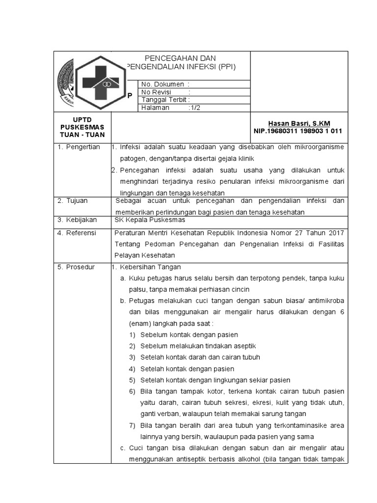 Spo Ppi | PDF | Kesehatan Holistik | Sains & Matematika