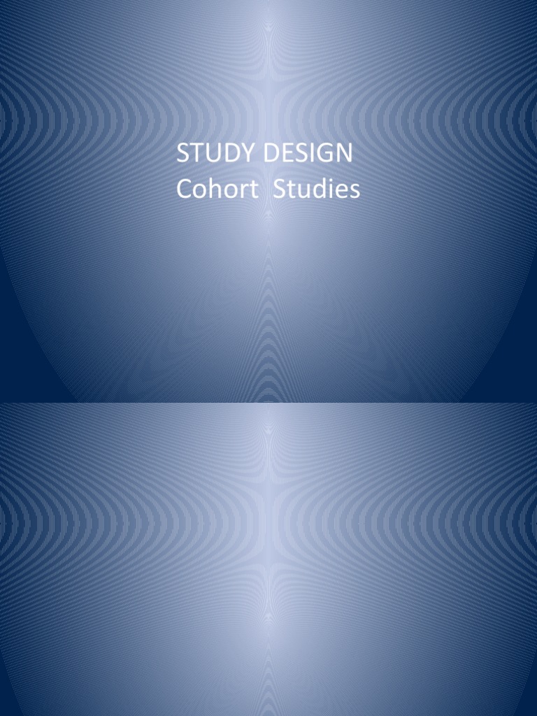 Cohort Study | PDF | Cohort Study | Relative Risk