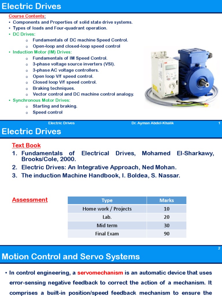 Introduction (V1) | PDF | Electric Motor | Power Electronics