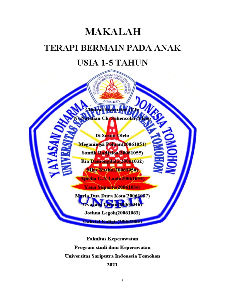 Makalah Terapi Bermain | PDF