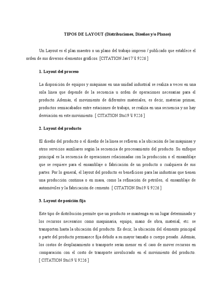 Tipos de Layout: Guía Completa | PDF | Diseño | Informática