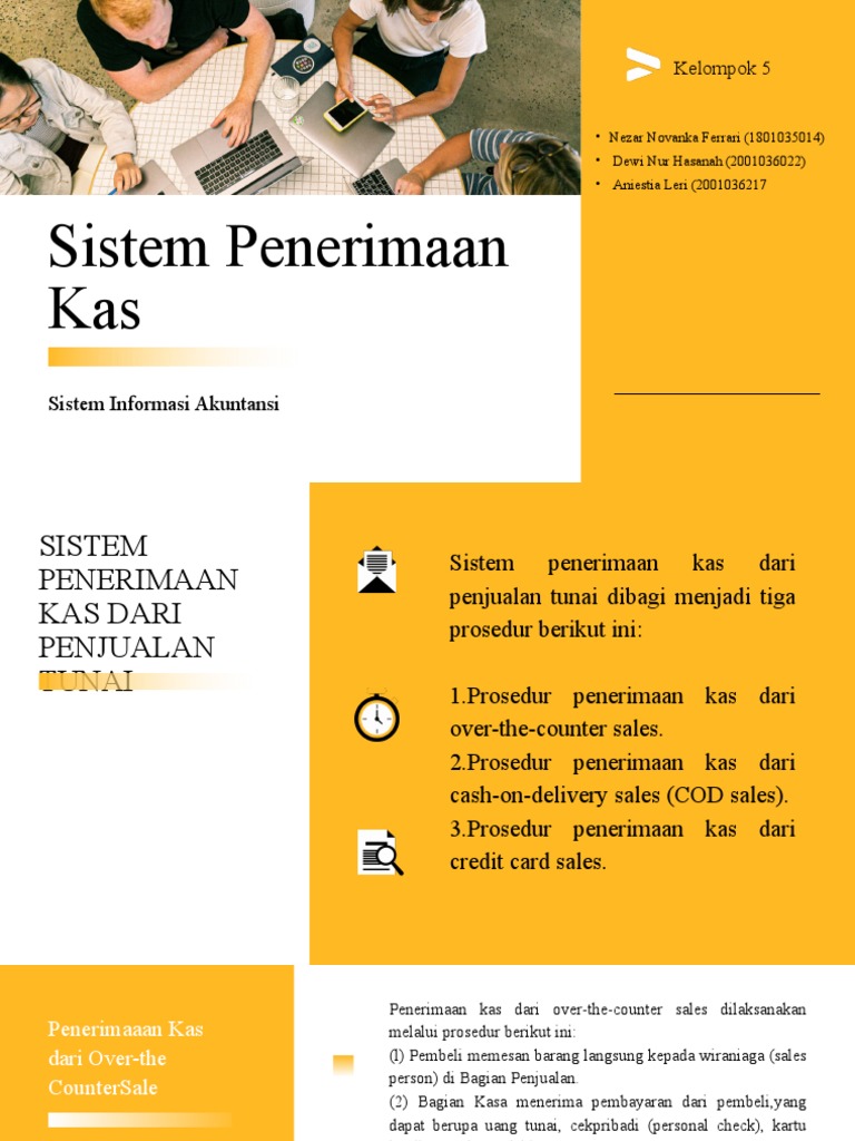 Bab 13 Sistem Penerimaan Kas - Sistem Informasi Akuntansi AK A | PDF