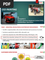 CED Coating Process Overview | PDF | Paint | Materials