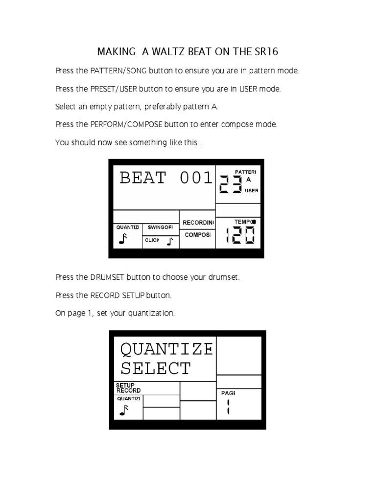 SR16 Making Waltz Patterns | PDF