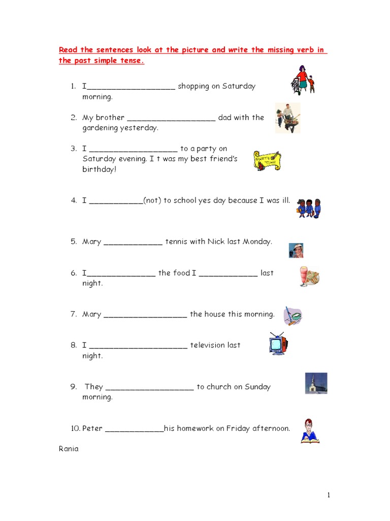 Past Simple Tense Exercise Answer Key | PDF | Language Arts & Discipline