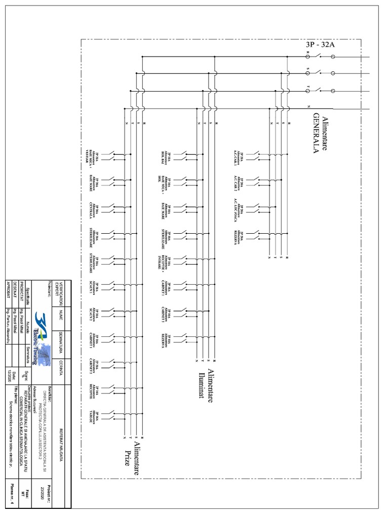 Schema Electrica Tablou General | PDF