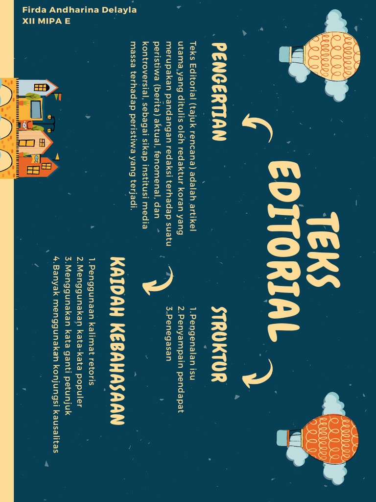 B Indo Xii Corona Editorial Mindmap | PDF