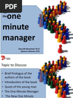 One Minute Manager | PDF | Goal | Behavior