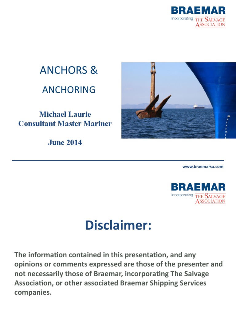 Anchors and Anchoring | PDF | Anchor | Water Transport