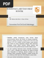 Rumus Ekivalensi dan Isotonis NaCl | PDF