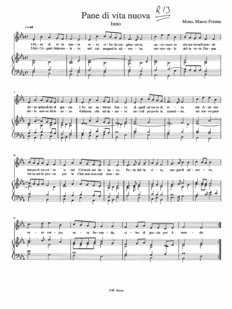 Pane Di Vita Nuova | PDF