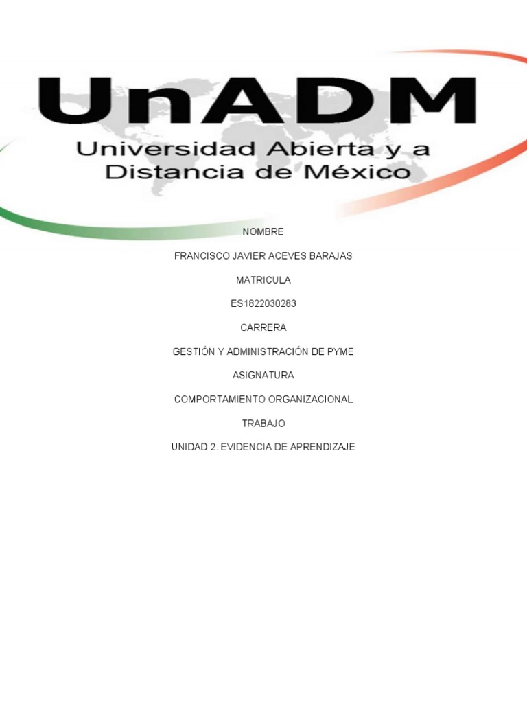 Gcor U2 Ea Frab | PDF | Liderazgo