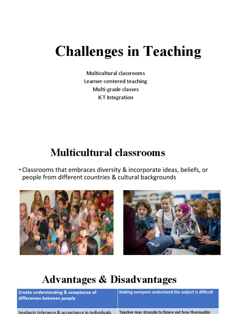 Challenges in Teaching | PDF | Teachers | Inclusion (Education)