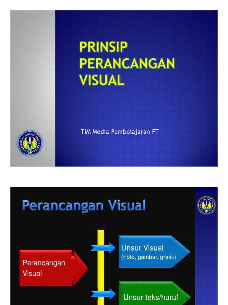 Prinsip Perancangan Visual Efektif | PDF