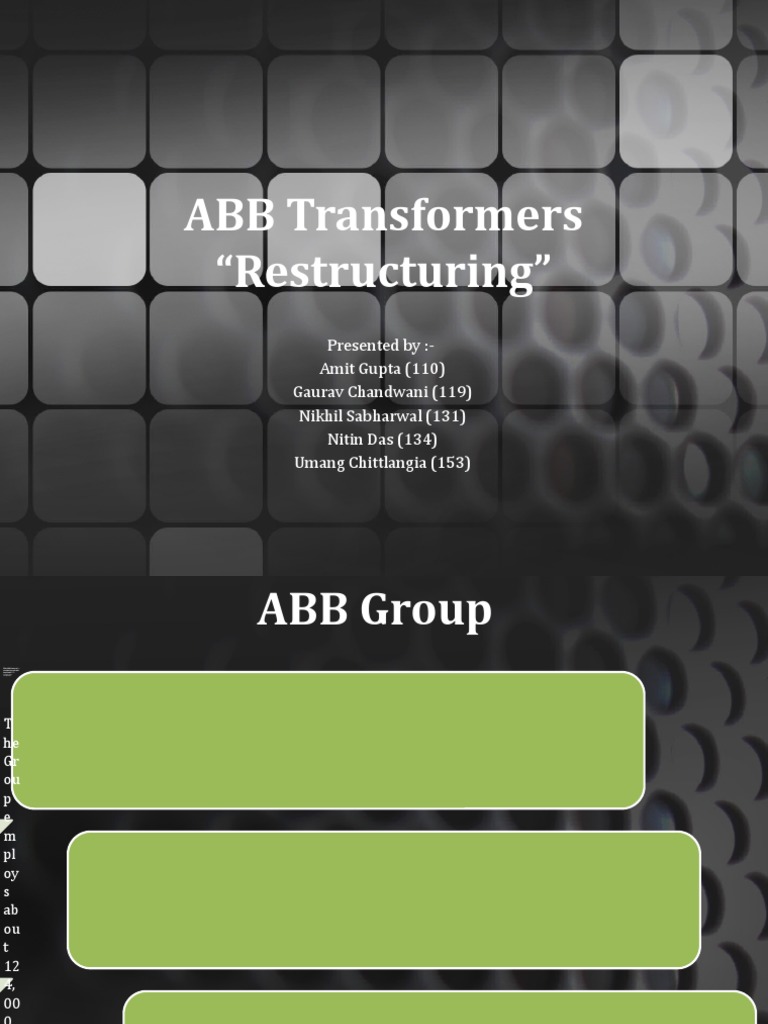 ABB India Transformer Strategy Overview | PDF | Sales | Transformer
