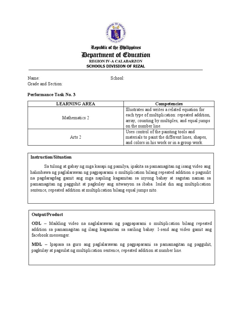 Grade2 Q2 PT3 Mathematics | PDF