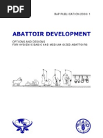 Modern Abattoir Design Guidelines | PDF | Slaughterhouse | Animal Slaughter