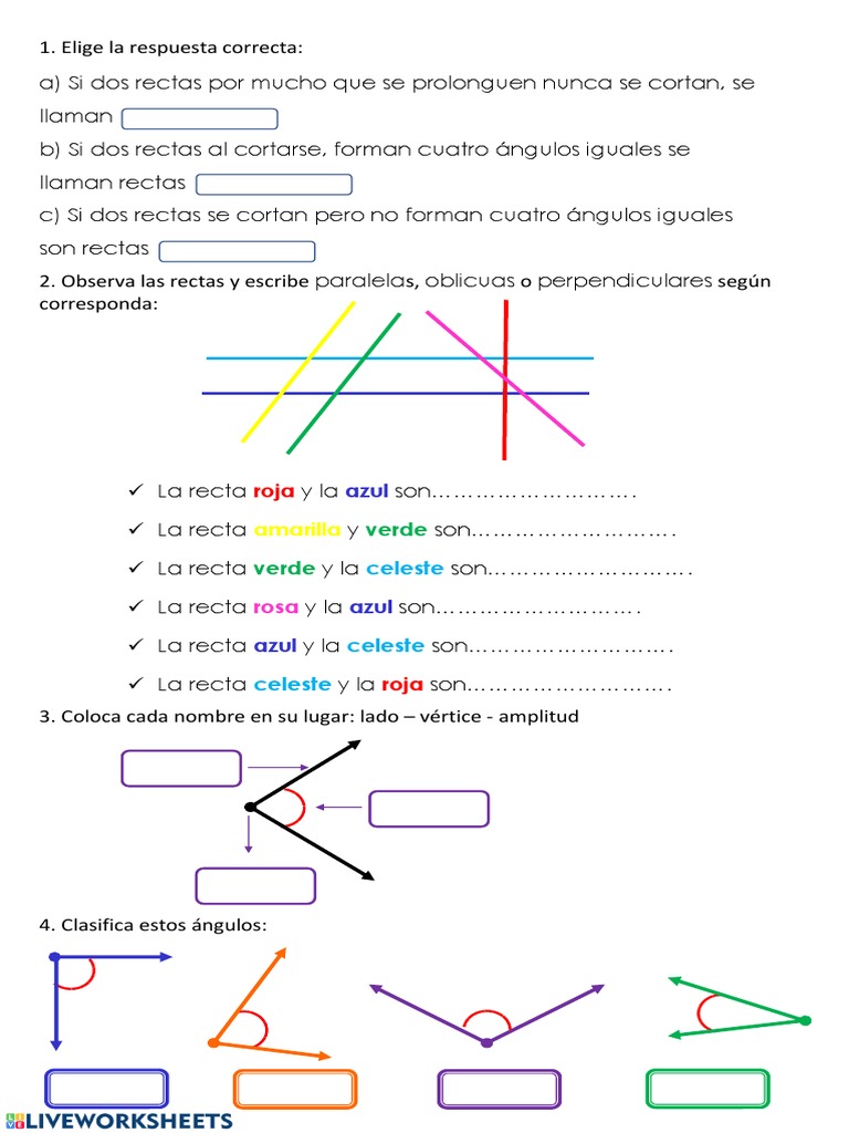 Rectas y Angulos | PDF