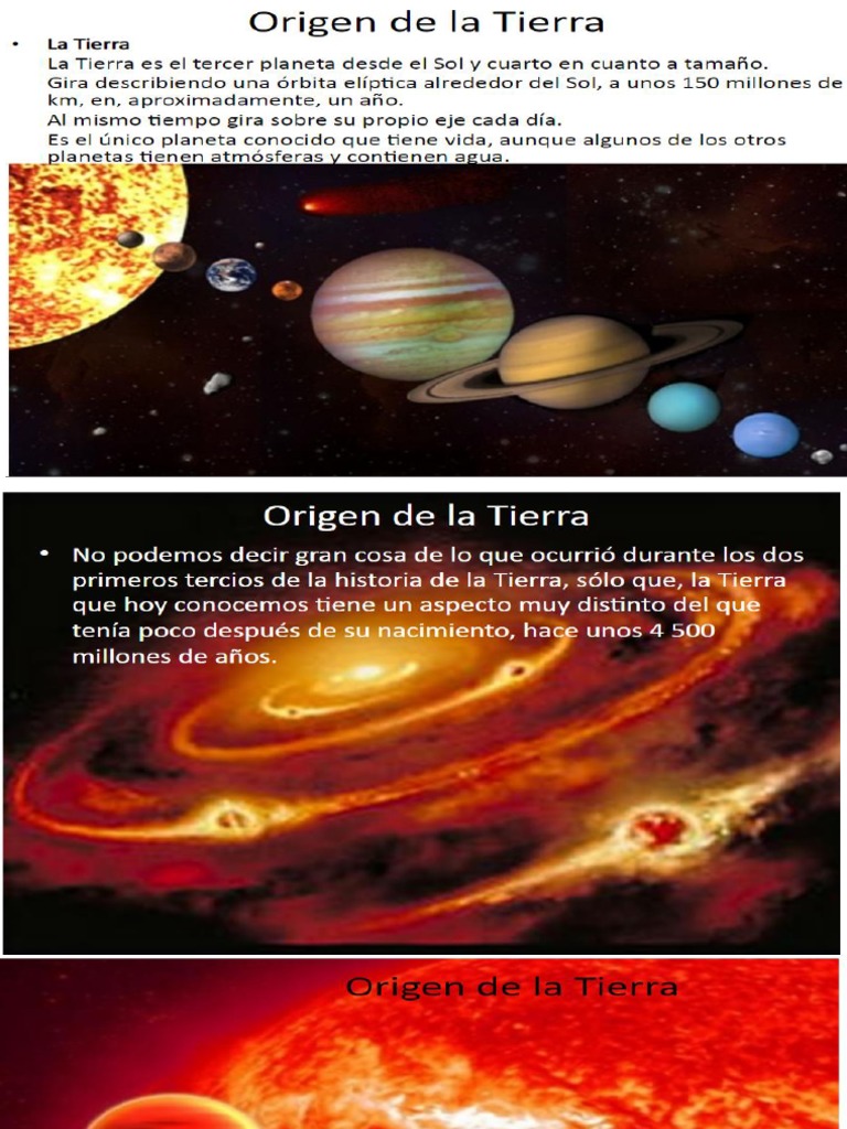 Origen de La Tierra | PDF