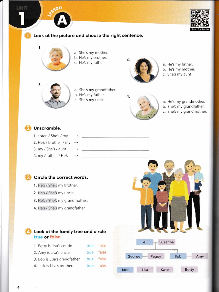Family Members Exercises | PDF