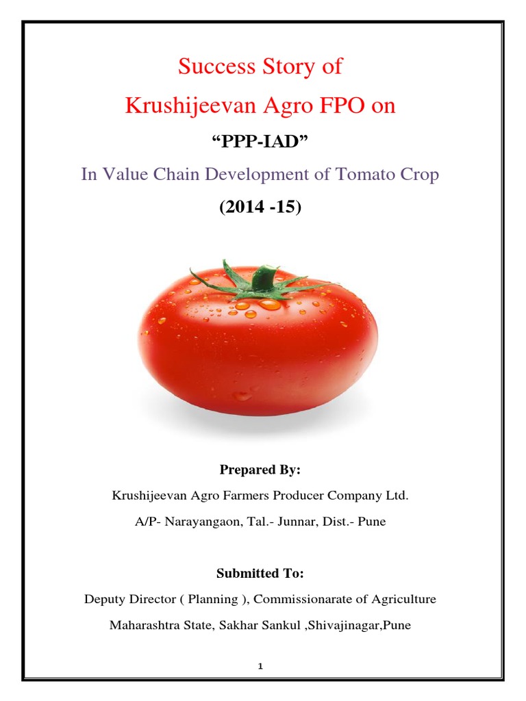 2017040742krushi Jeevan Agro. Farmer Producer Co. | PDF | Agriculture ...
